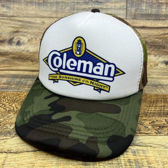 Unbranded | Accessories | Coleman Lantern Mens Trucker Hat Camouflage ...